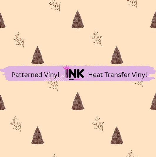 Patterned Printed Vinyl and Heat Transfer (HTV) Sheets - Christmas - P ...